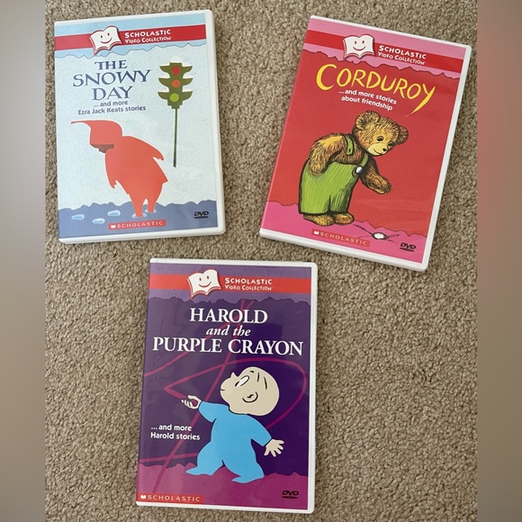 Scholastic | Media | Euc Scholastic 3 Dvd Set Harold And The Purple ...